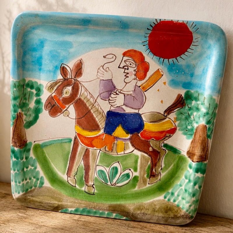 Picasso Pottery Plate - Etsy