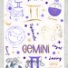 Gemini Stickers - Etsy
