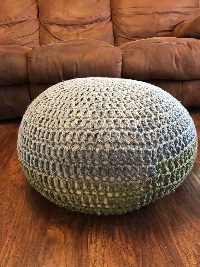 PDF Ottoman Pattern Crochet Pattern Crochet Ottoman Large | Etsy