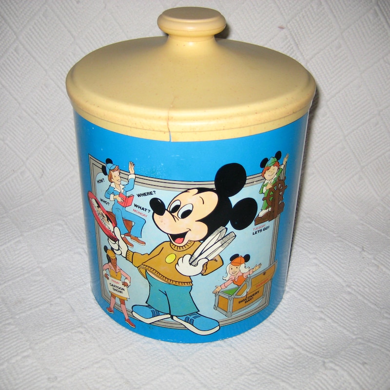 Mickey Mouse Jar Etsy