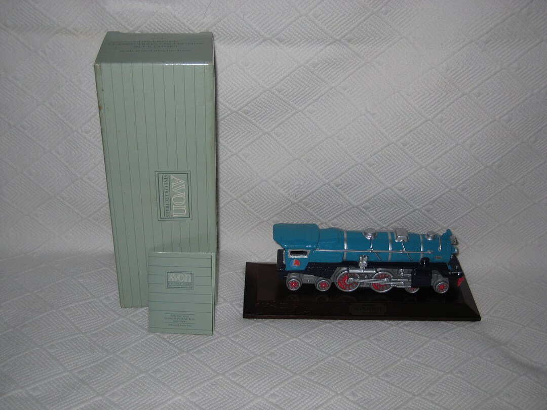 Vintage Avon Fine Collectibles Lionel Classic Train Collection Blue ...