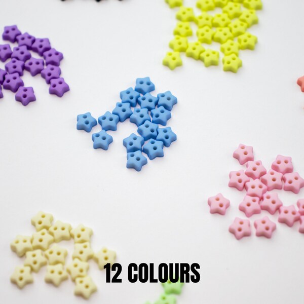 Star Buttons - Etsy