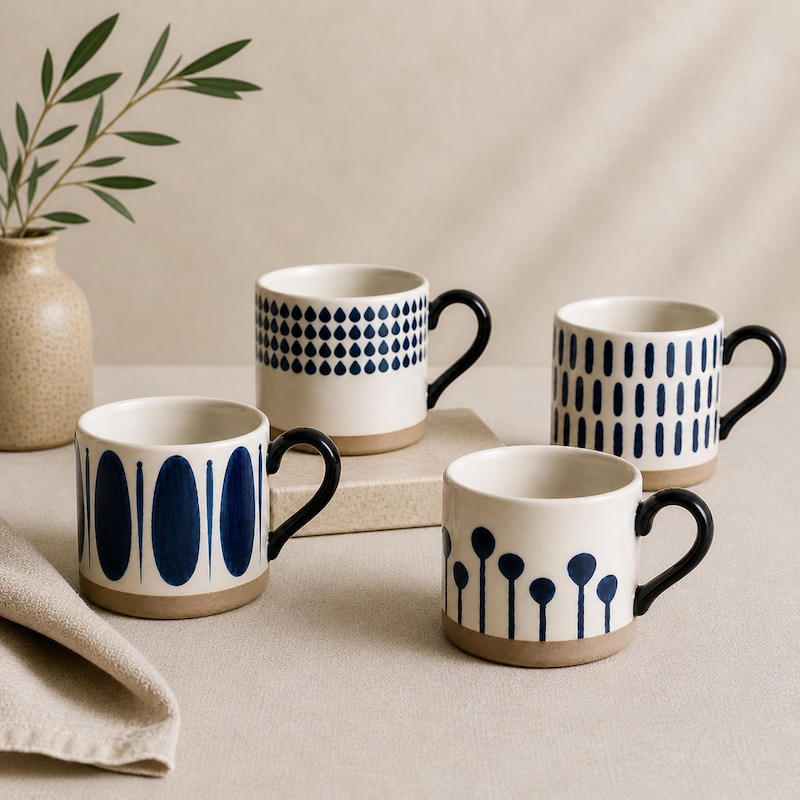 Scandi Coffee Mug Set - Etsy