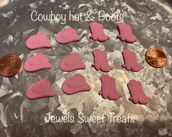 Cowboy Boot Cupcake Toppers - Etsy