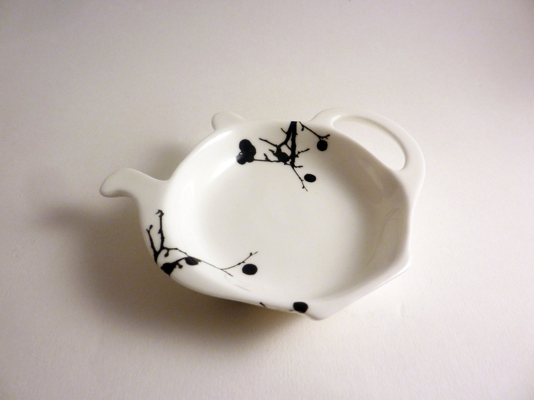 Twig Bone China Tea Bag Tidy, London Plane Tree, Teaspoon Rest, Tea ...