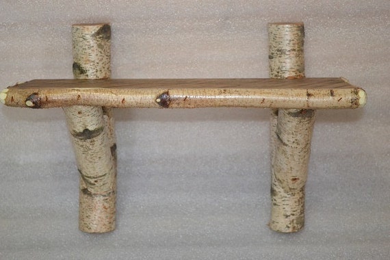 Rustic Log Shelves - Spirit of the Woods