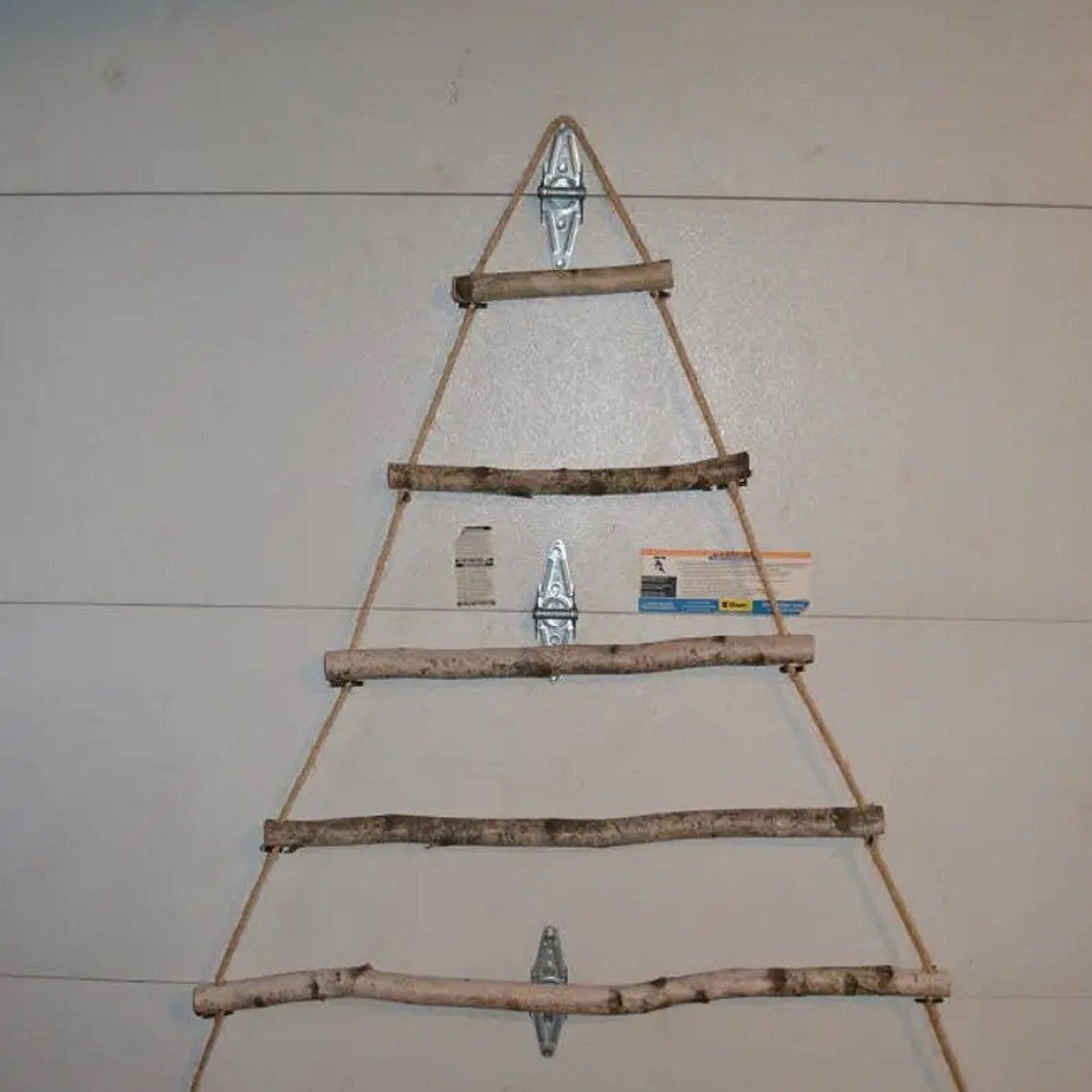 Birch Log Hanging Christmas Tree - Etsy