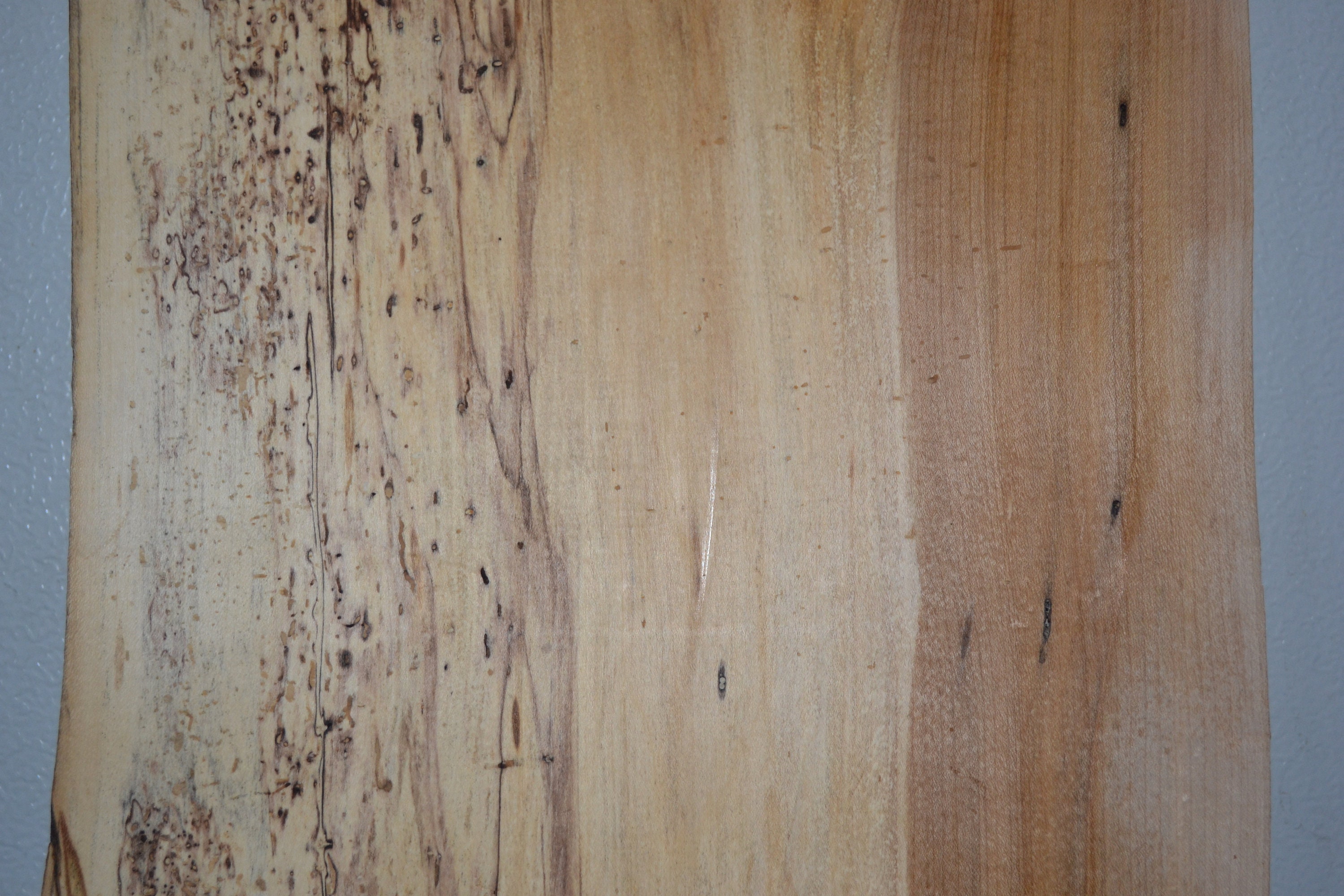 Ambrosia Spalted Maple Live Edge Slab (SMLE-6)