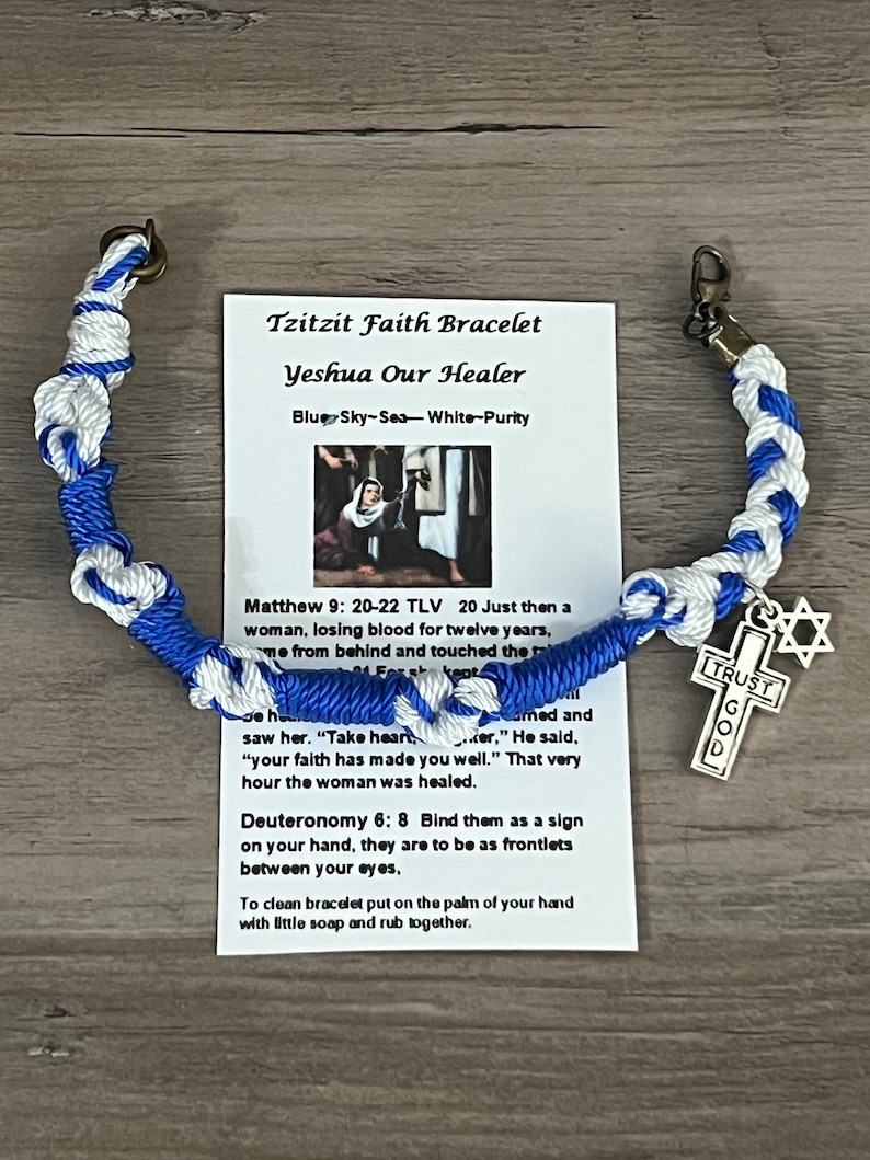 Tzitzit Bracelet Faith Christian Messianic Jewish Jewelry Bracelets ...