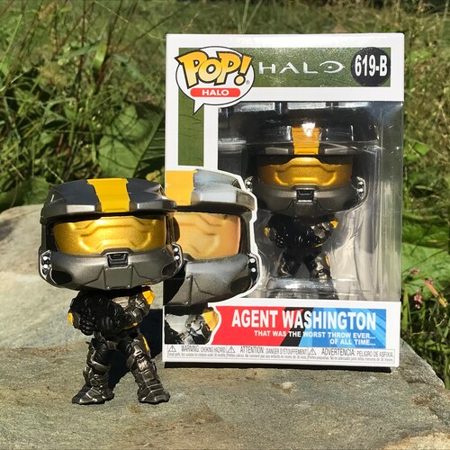 Custom Red Vs Blue Simmons Halo Pop Figure Rvb Master Chief | Etsy