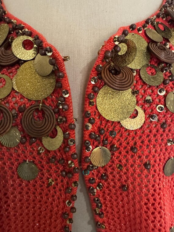 Vintage The Collective Works of BEREK 2 Orange Sweate… - Gem