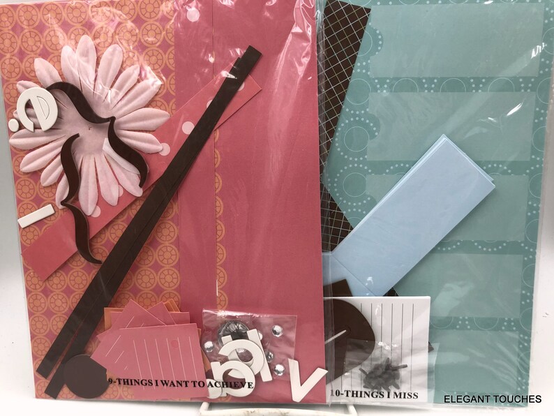 Child Premade "all About Me" Scrapbook Album 10 Pages Scrapbooking With ...