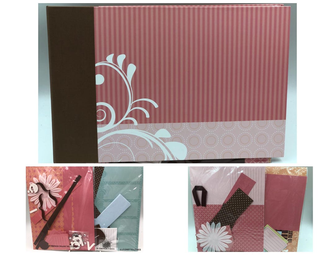 Child Premade "all About Me" Scrapbook Album 10 Pages Scrapbooking With ...