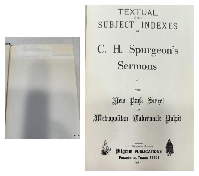 Metropolitan Tabernacle Pulpit Charles Spurgeon Sermons 42 Book Volumes ...