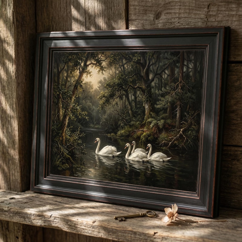 Dark Landscape Wall Art - Etsy