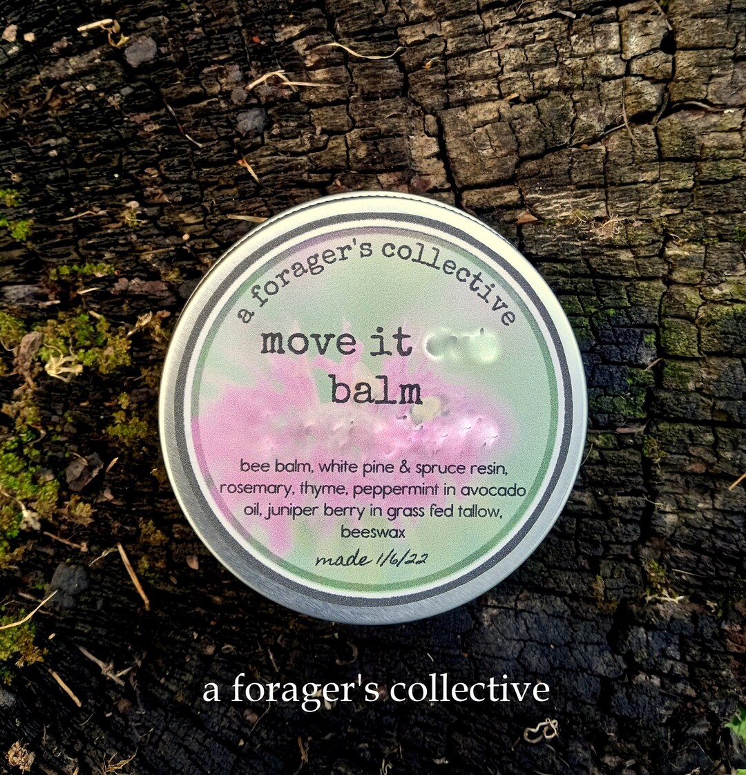 Chest Rub Balm Bee Balm Salve Herbal Ointment Move It - Etsy
