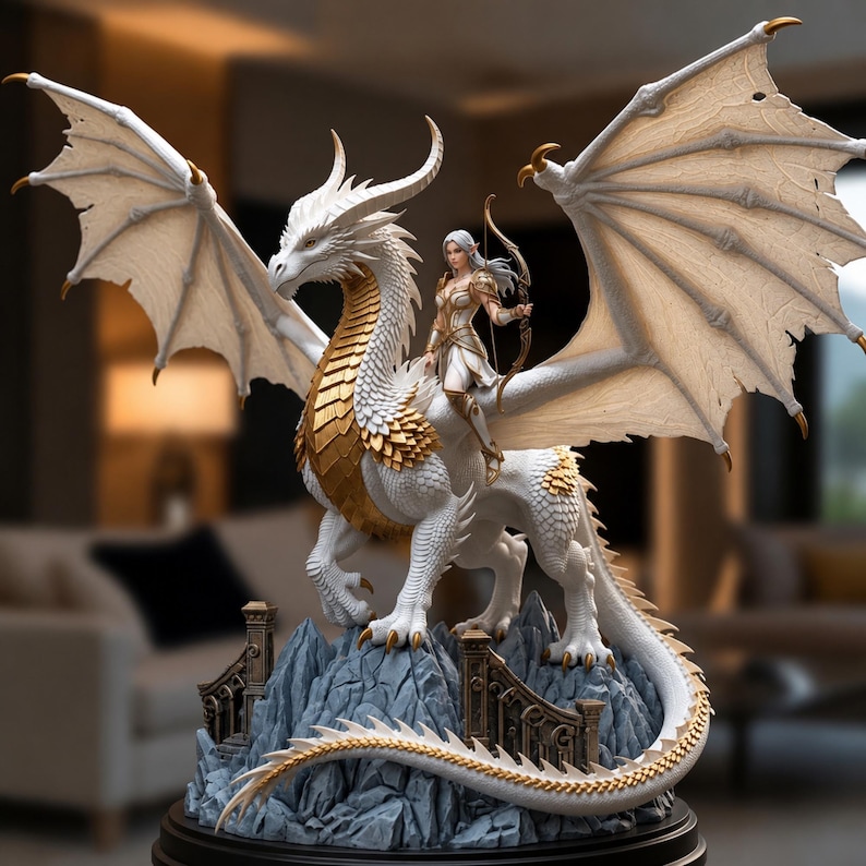 10 Dragons STL 3D Models Bundle | Digital Download Fantasy Dragon Files ...