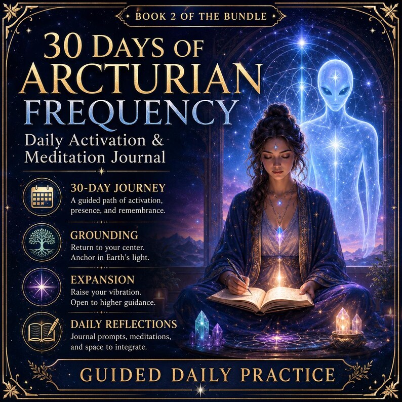 Arcturian Starseed Ebook Bundle: 5D Relationships, Meditation Journal ...