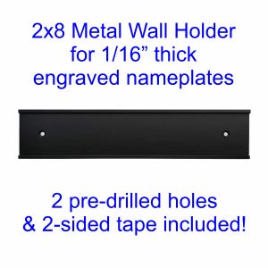 Custom Engraved 2x8 Name Plate / Personalized Customized Wall Door Desk ...