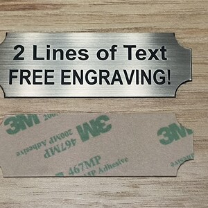 Custom Engraved 1x3 Plate | Suite Sign Plaque | Pet Name Placard Badge ...
