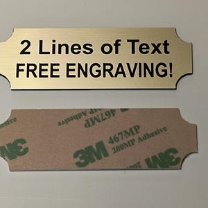 Custom Engraved 1x3 Plaque Suite Sign | Wall Door Placard Badge ...