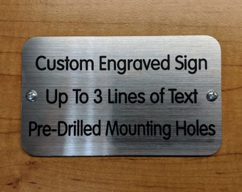 Bronze Name Plate - Etsy