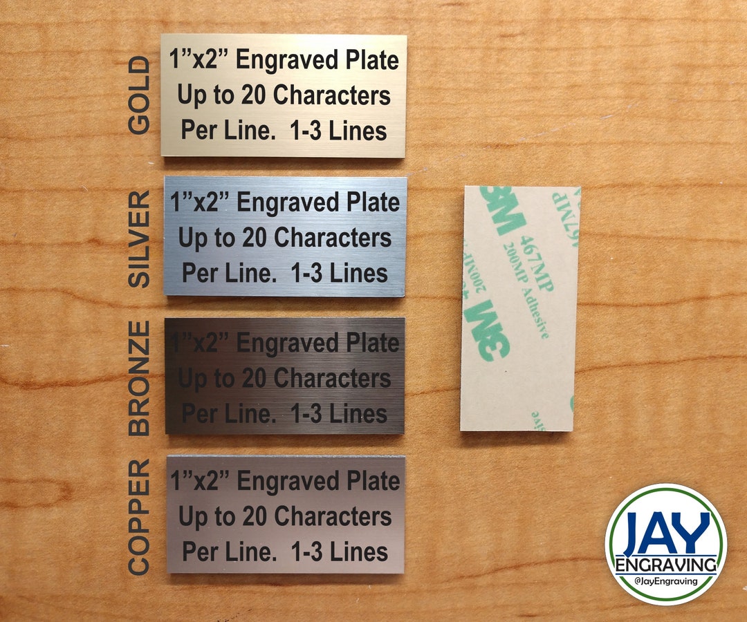 Custom Engraved 1x2-inch Plate | Suite Sign Plaque | Wall Door ...