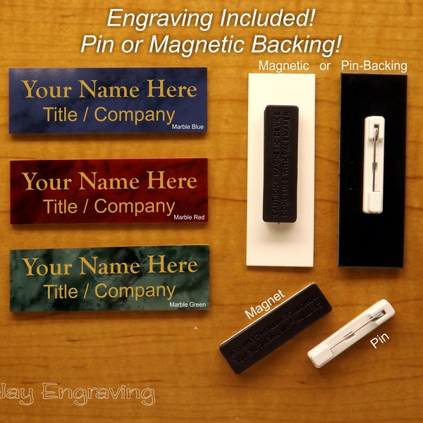 Plastic Employee Id Badge - Etsy