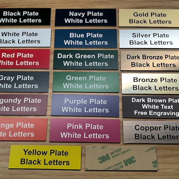 Custom Plastic Placard - Etsy