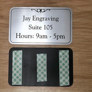 Custom Engraved 3x5 Business Home Office Suite Sign | ABS Plastic ...