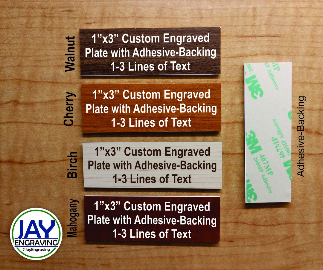 Custom Engraved 1x3 Wood-grain Plaque | 1st Deer Buck Antler Wall ...