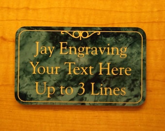 Custom Engraved 3x5 Business Home Office Suite Sign Brushed - Etsy