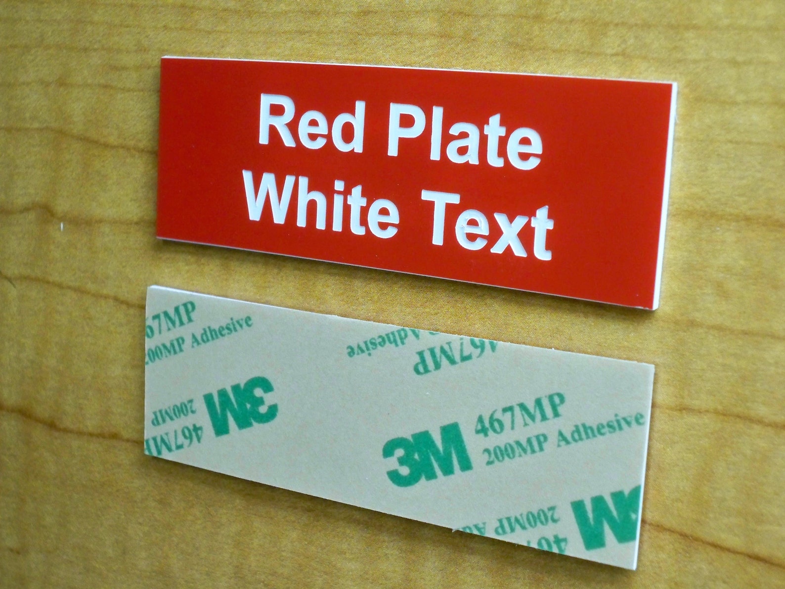 Custom Engraved 1x3 Plate adhesive Back Personalized - Etsy