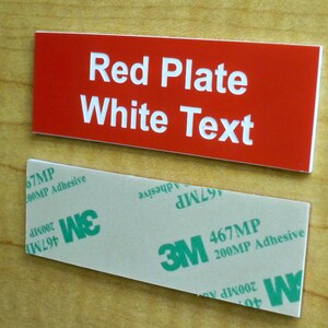 Custom Engraved 1x3 Plate Adhesive Back Personalized Customized Door ...