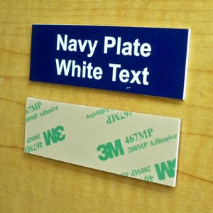 Custom Engraved 1x3 Plate Adhesive Back Personalized Customized Door ...