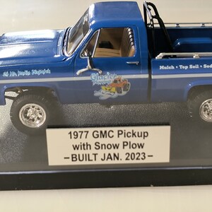 Custom Engraved 1x3 Silver Plate Plaque for Model Car Display Case or ...