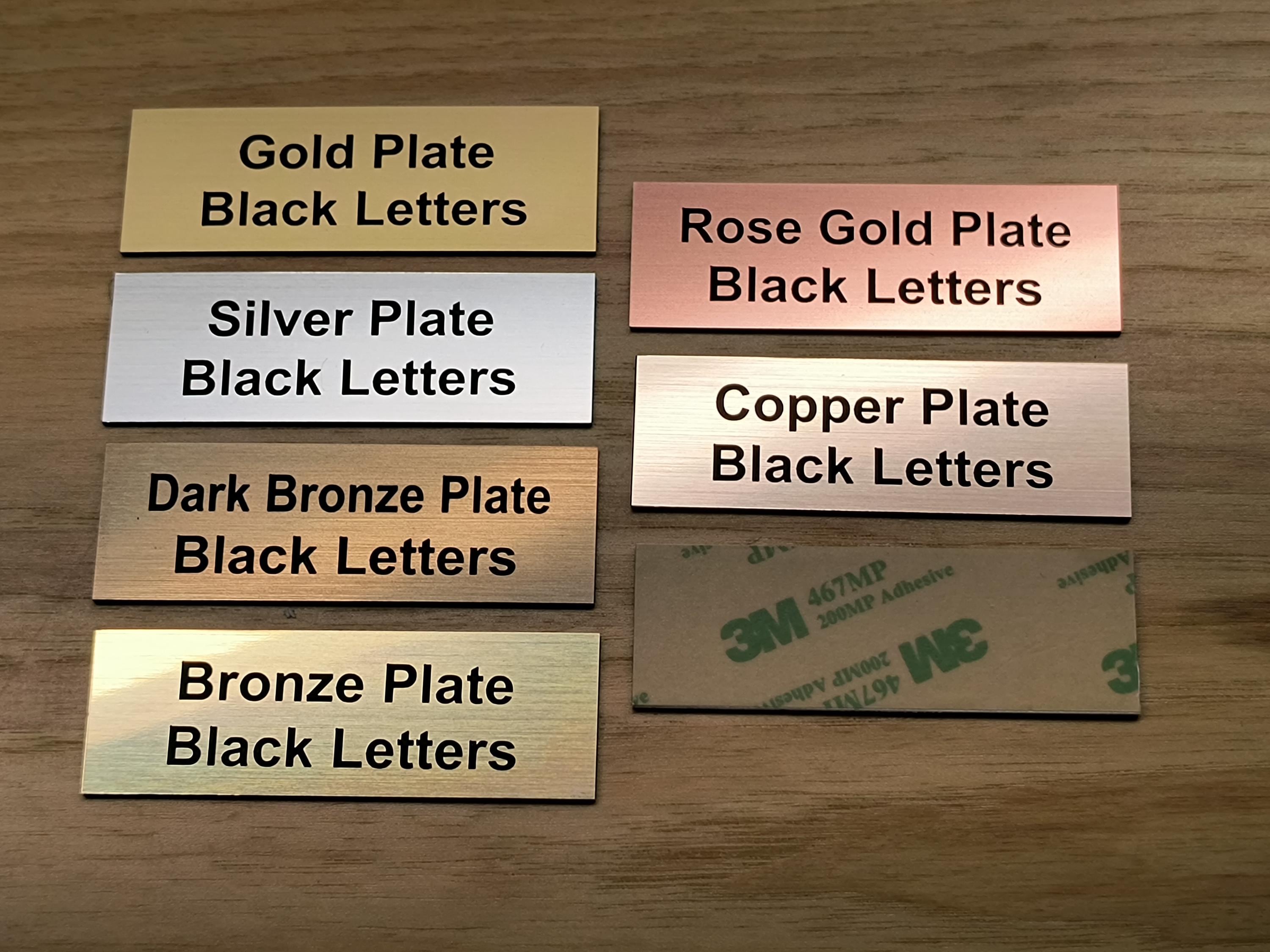 Custom Engraved 1x3 Plaque Sign Plate | Wall Door Placard Badge With ...