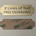 Custom Engraved 1x3 Brushed Gold Personalized Plate / Plaque ...