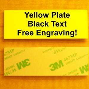 Any Size Any Color Custom Engraved Name Plate / Personalized Plaque ...