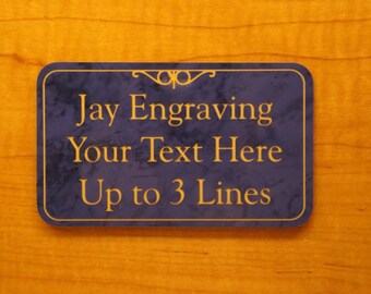 Custom Engraved 3x5 Business Home Office Suite Sign Brushed - Etsy