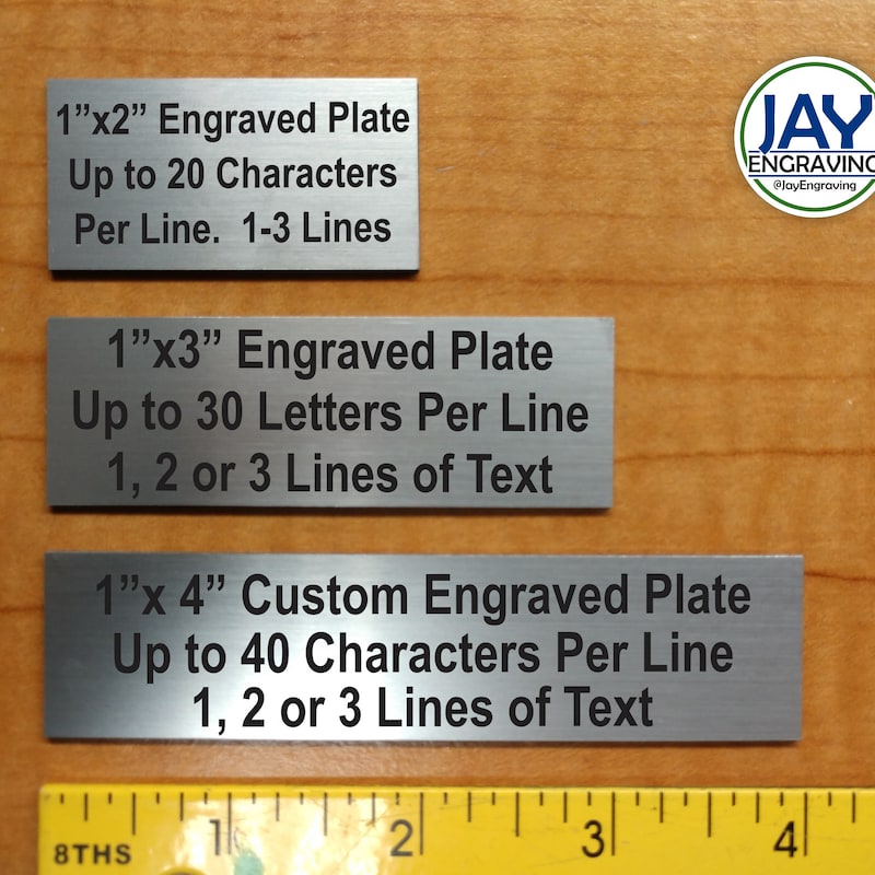 Trophy Engraving Name Plate - Etsy