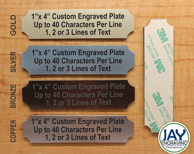 Custom Engraved 2x6 Gold in Loving Memory of Name Plate - Etsy