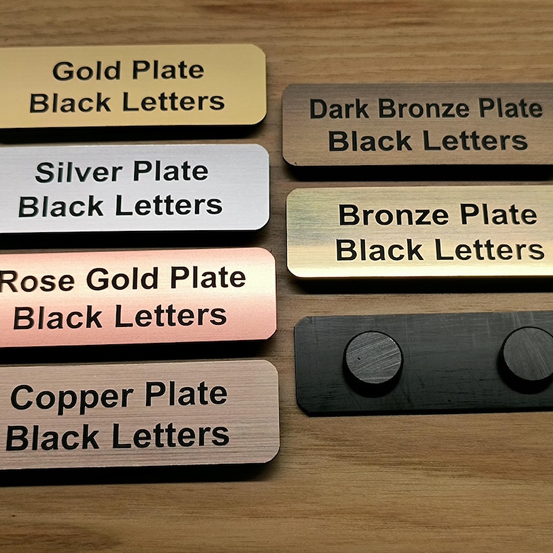 Custom Magnetic Name Tags - Etsy