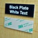 Custom Engraved 1x3 Plate adhesive Back Personalized - Etsy