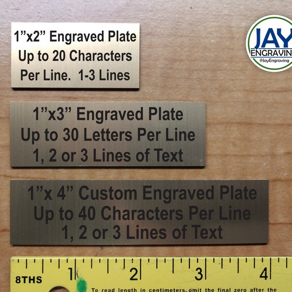 Engraved Name Plate - Etsy