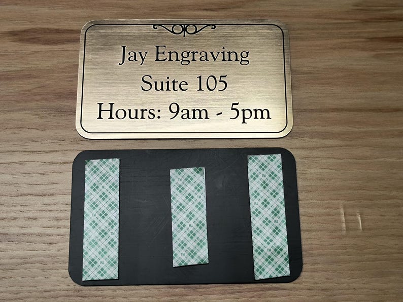 Custom Engraved 3x5 Suite Sign | Business Home Office Brushed Metal ...