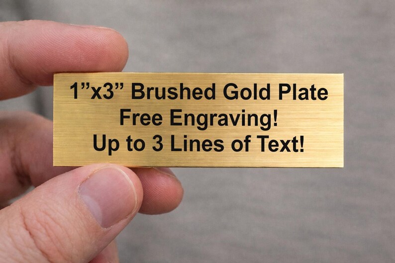 Custom Engraved Plastic Name Plate / Personalized Plaque Office Sign ...
