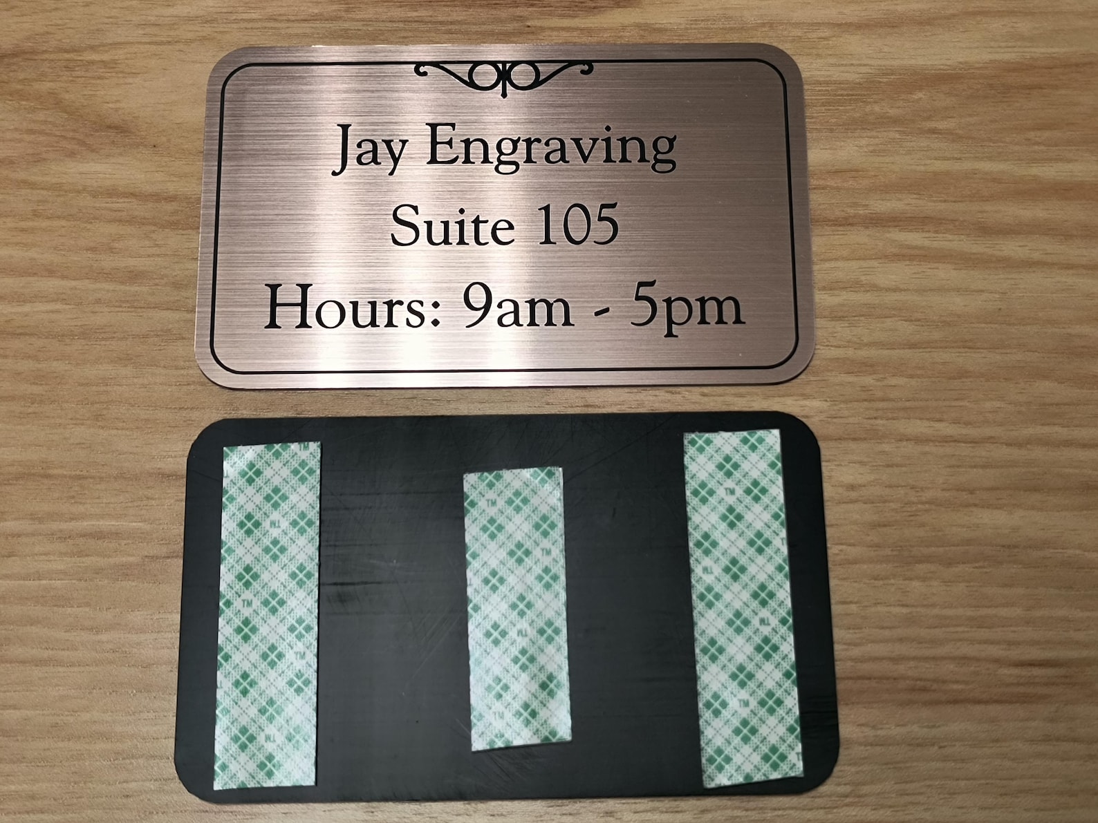 Custom Engraved 3x5 Suite Sign | Business Home Office Brushed Metal ...