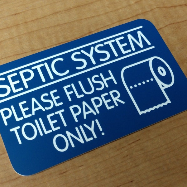 Flush the Toilet Sign - Etsy
