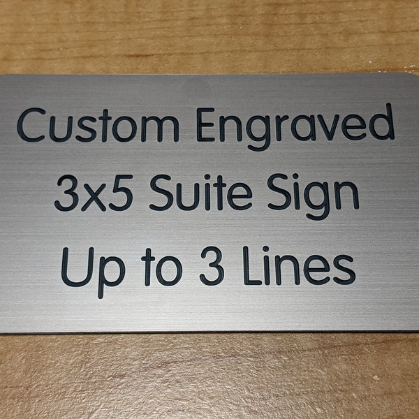 Custom Business Door Plaque - Etsy